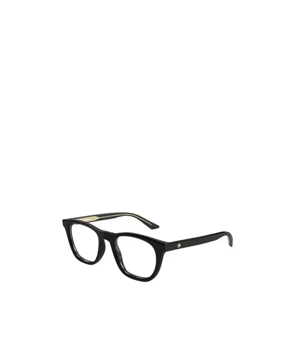 Montblanc Eyewear Square Frame Glasses - Black