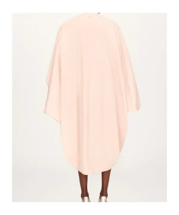 Chloé Oversized High-neck Cape Coat - Soft Pink