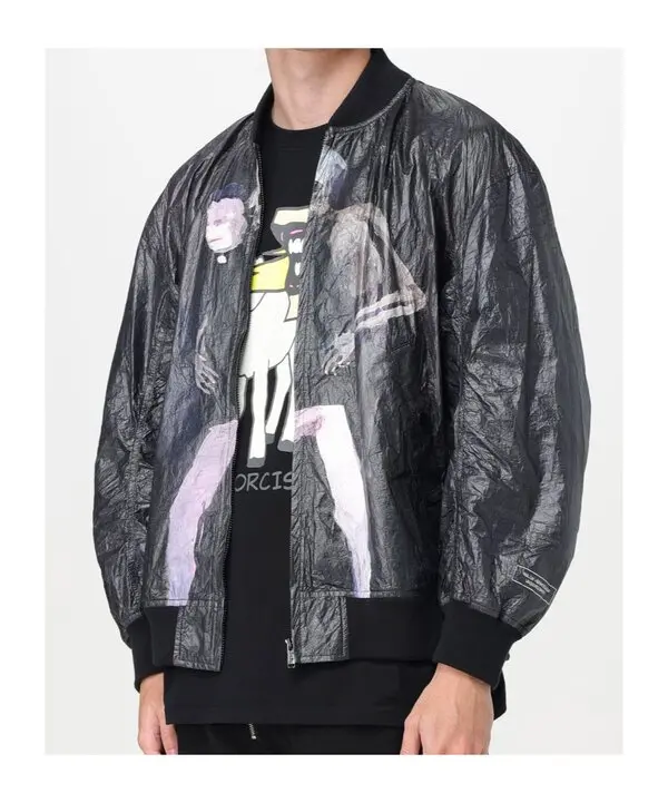 Undercover Long-sleeved Casual Jacket With Printed Front