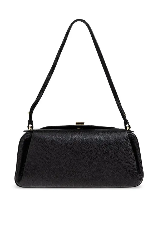 Yuzefi Oyster Pebbled Leather Shoulder Bag
