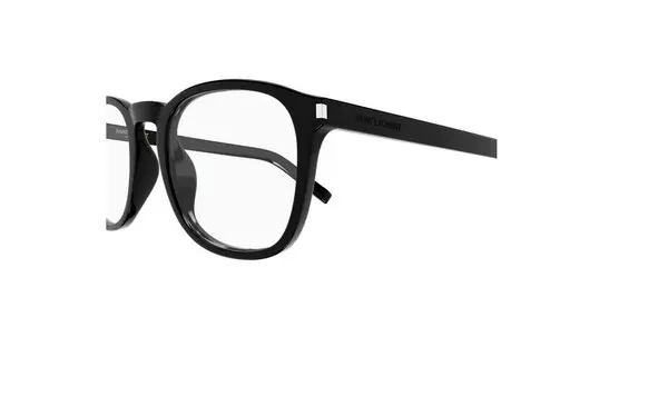 Saint Laurent Round Frame Eyeglasses With Logo Detail