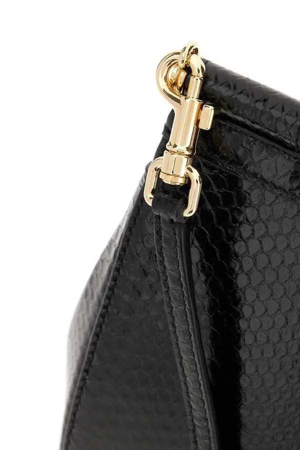 Dolce & Gabbana Medium Sicily Handbag - Black