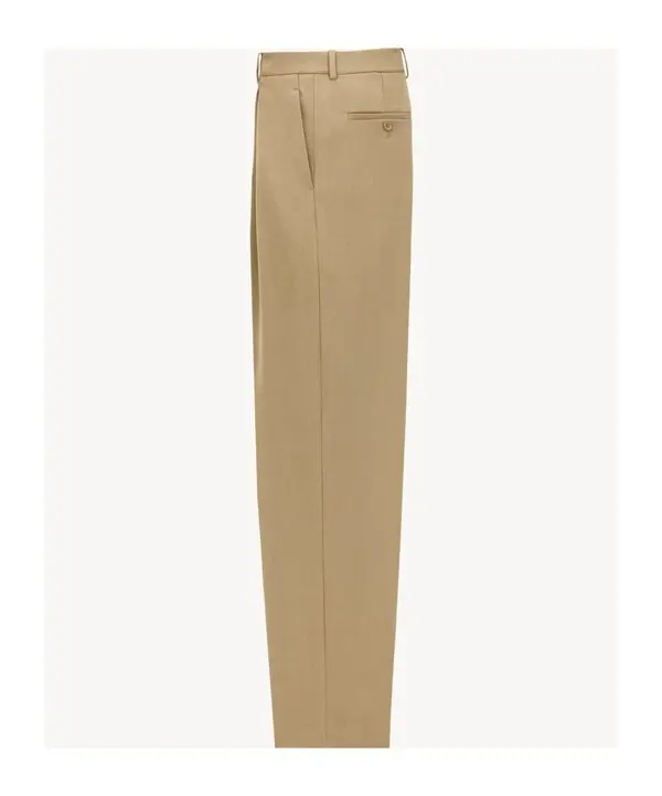Saint Laurent High Waist Straight Leg Trousers