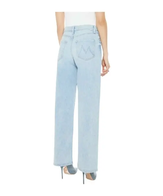 MOTHER The Spinner Zip Sneak Jeans