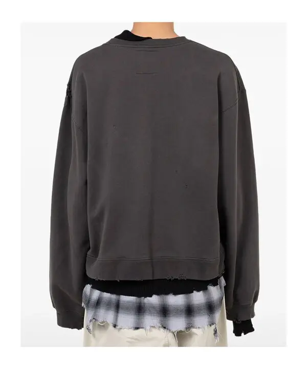 Mihara Yasuhiro Layered Embroidery Sweatshirt