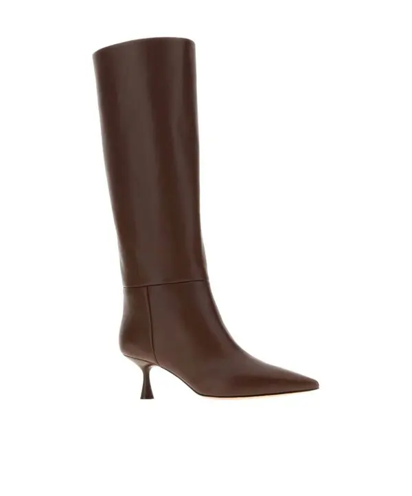 GIANVITO ROSSI Pointed Toe Low Heel Boots