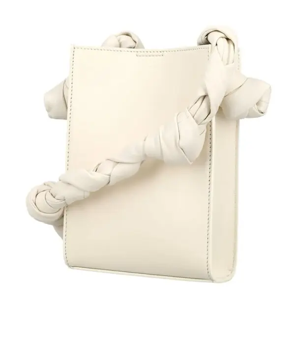 JIL SANDER Tangle Knot Shoulder Bag - White