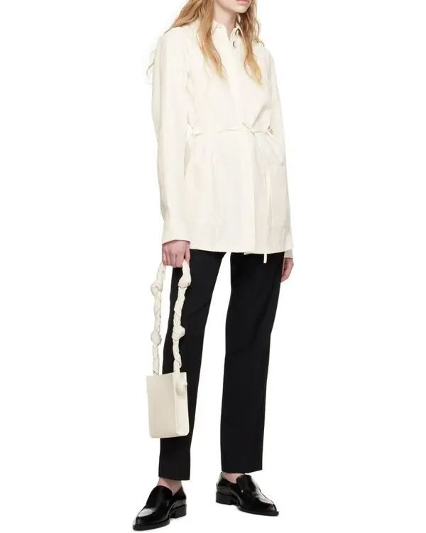 JIL SANDER Tangle Knot Shoulder Bag - White