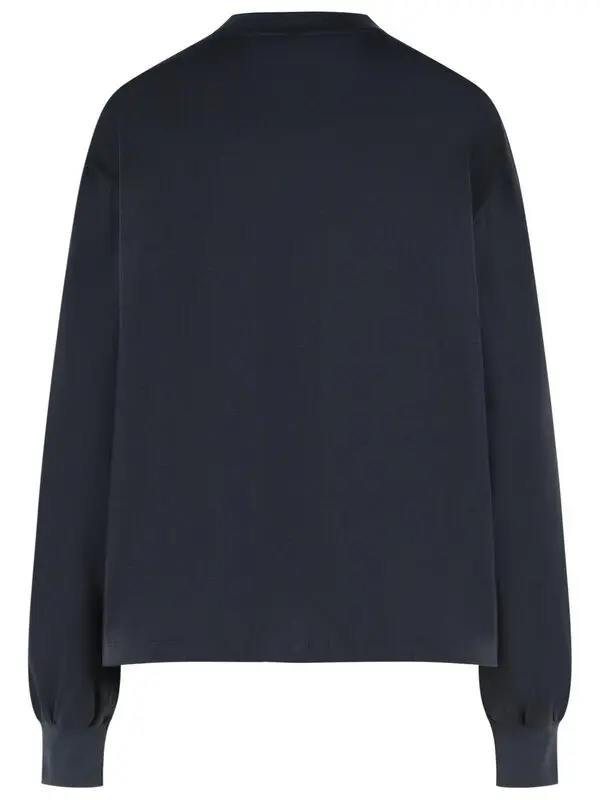 GANNI Poodle Graphic Long Sleeve Sweatshirt