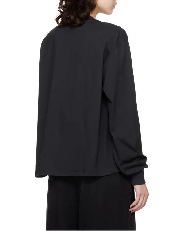 GANNI Poodle Graphic Long Sleeve Sweatshirt