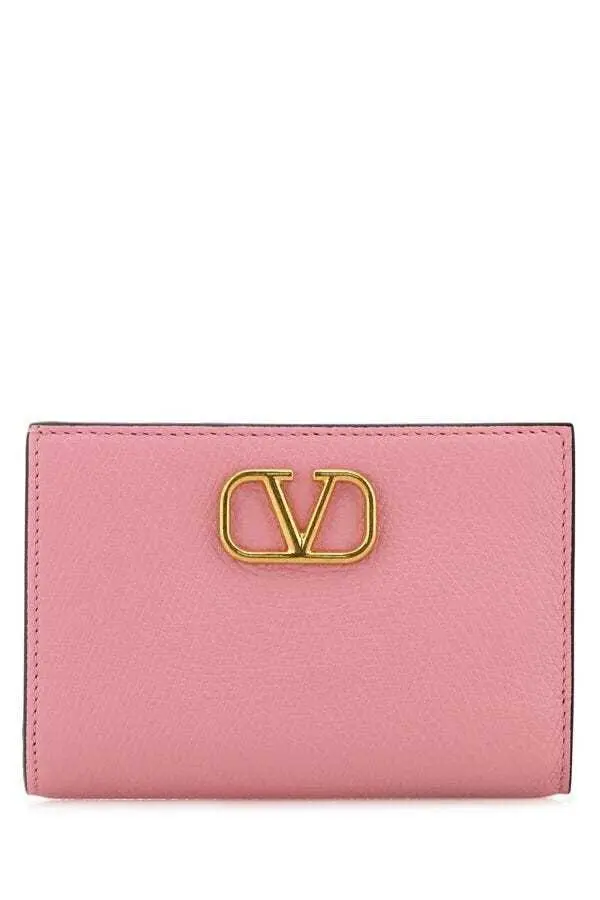 Valentino Garavani Vlogo Signature Bi-fold Wallet - Brown