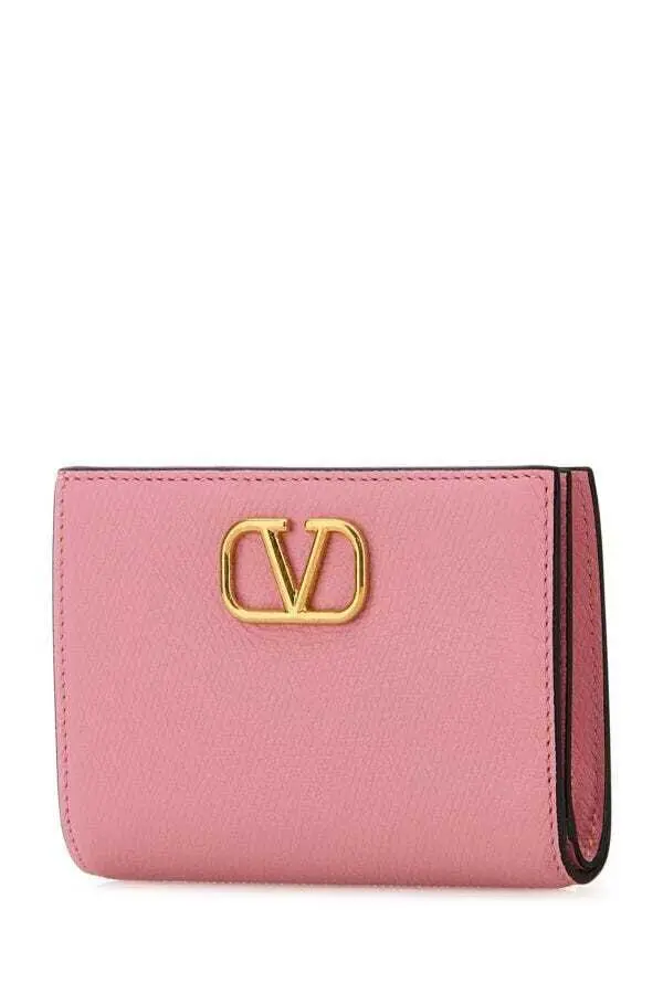 Valentino Garavani Vlogo Signature Bi-fold Wallet - Brown