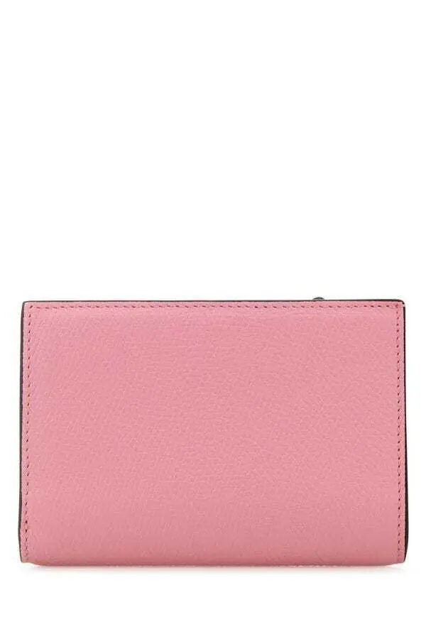 Valentino Garavani Vlogo Signature Bi-fold Wallet - Brown