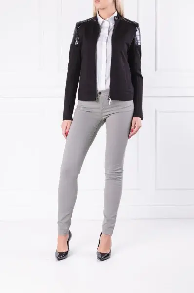 Emporio Armani Logo Detail Jeans - Gray