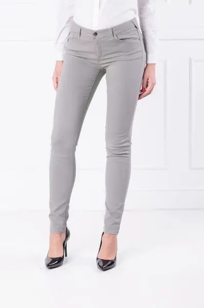 Emporio Armani Logo Detail Jeans - Gray