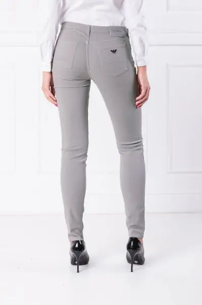 Emporio Armani Logo Detail Jeans - Gray