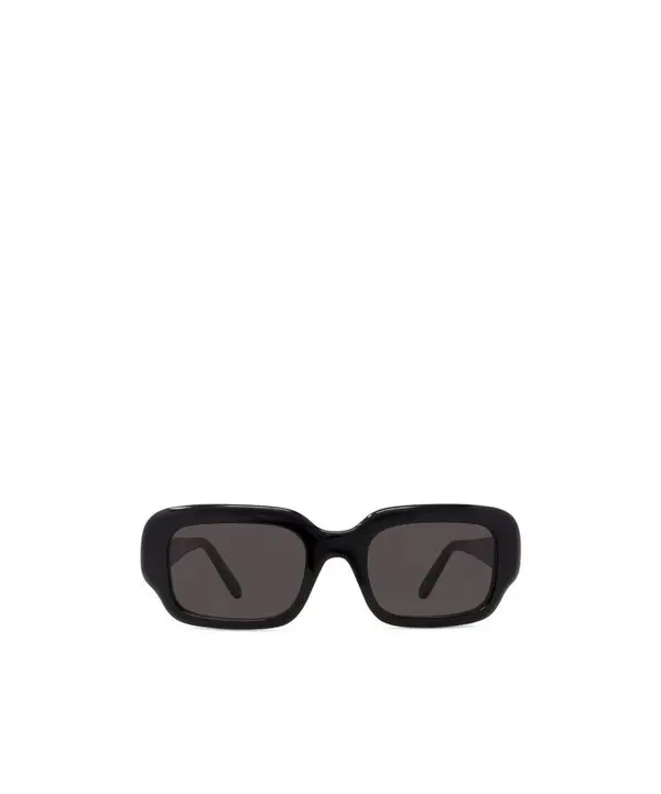 Loewe Square Frame Sunglasses With Patterned Temples - Black