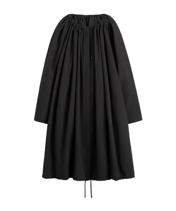 TOTEME Gathered Parachute Coat - Black