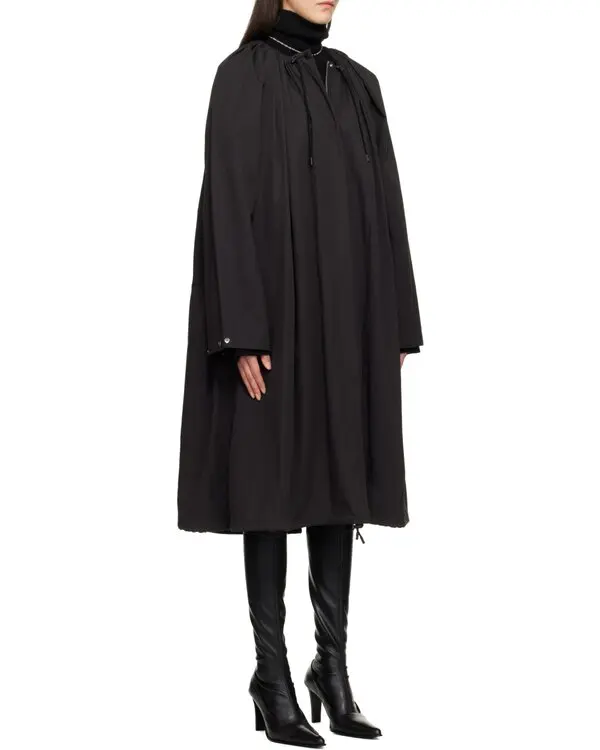 TOTEME Gathered Parachute Coat - Black