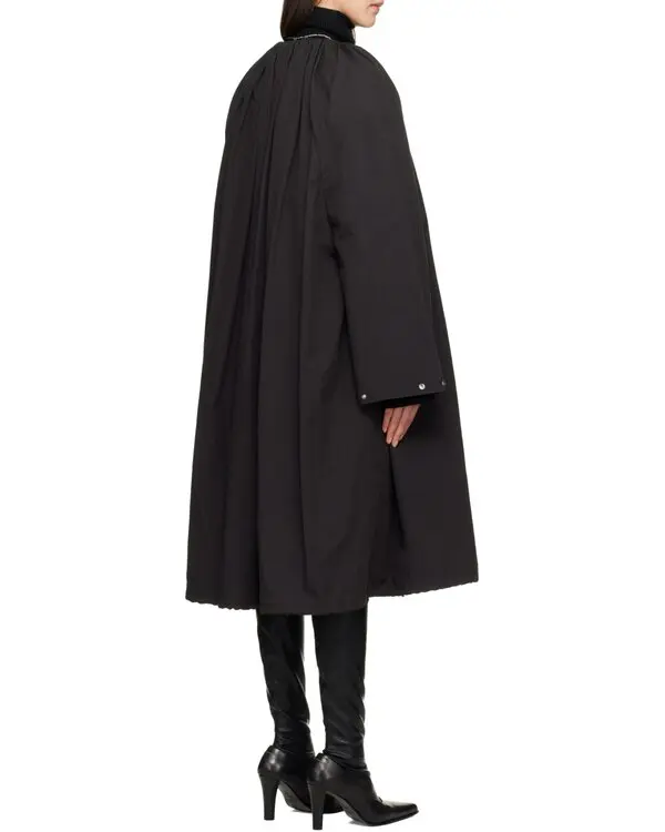 TOTEME Gathered Parachute Coat - Black