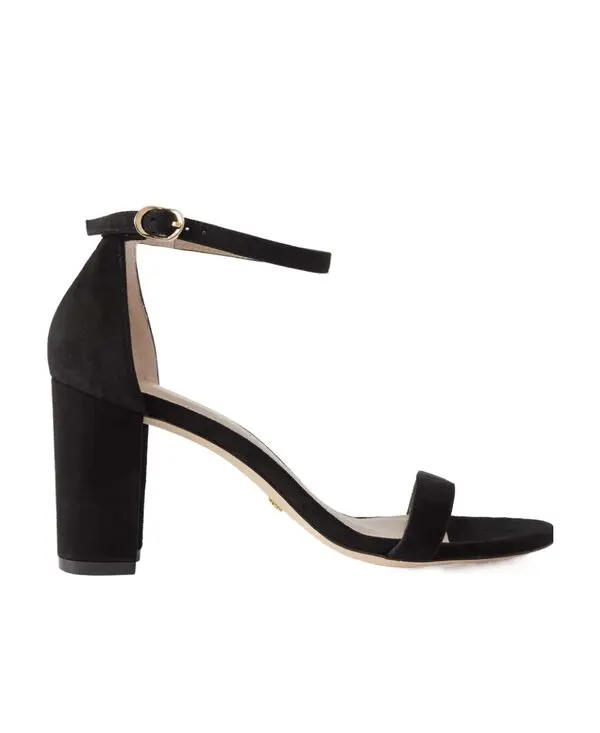 STUART WEITZMAN Nearlynude High-heeled Sandals With Buckle Ankle Strap