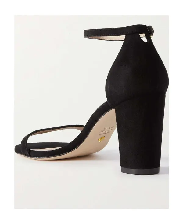 STUART WEITZMAN Nearlynude High-heeled Sandals With Buckle Ankle Strap