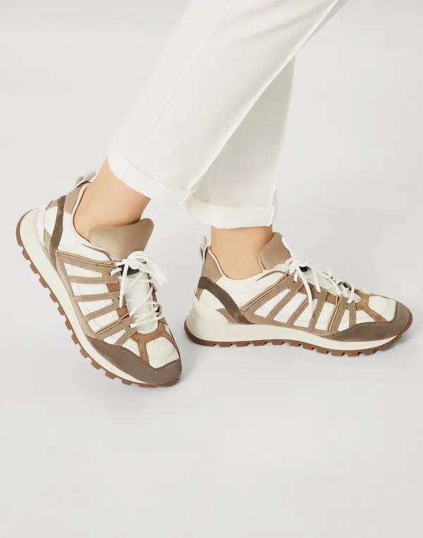 Brunello Cucinelli Shiny Loop Detailed Runners