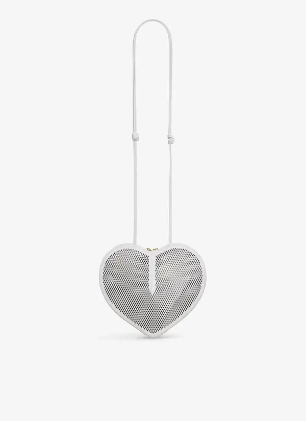 Alaïa Heart Shoulder Bag - Light White