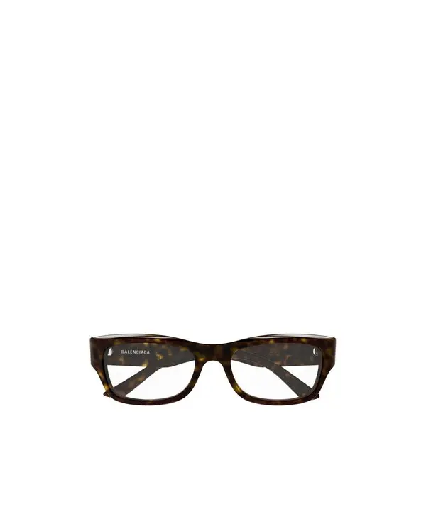 Balenciaga Rectangular Eyeglasses - Black