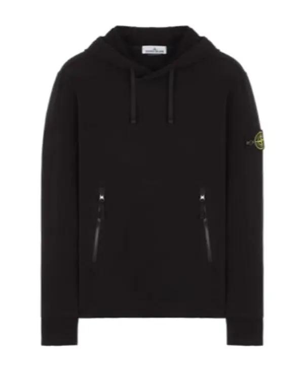 Stone Island Zip-detailed Drawstring Hoodie
