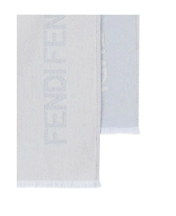 Fendi Rectangular Logo Scarf