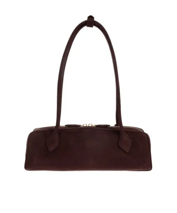 Alaïa Le Teckel Medium Shoulder Bag - Wine Red