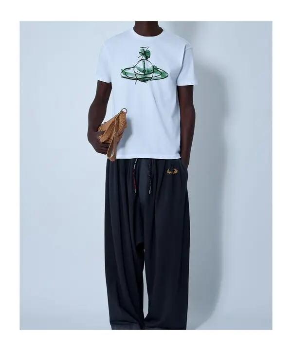 VIVIENNE WESTWOOD Classic T-shirt With Drawn Orb Print
