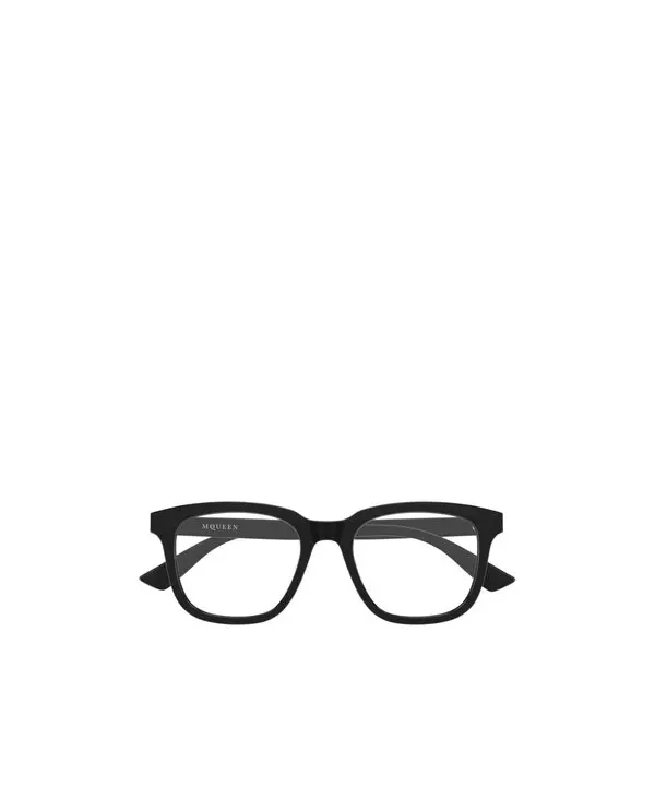 Alexander McQueen Square Frame Eyeglasses - Black