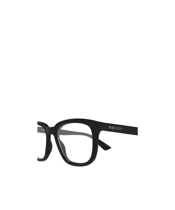 Alexander McQueen Square Frame Eyeglasses - Black