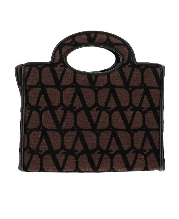 Valentino Garavani V Logo Jacquard Handbag