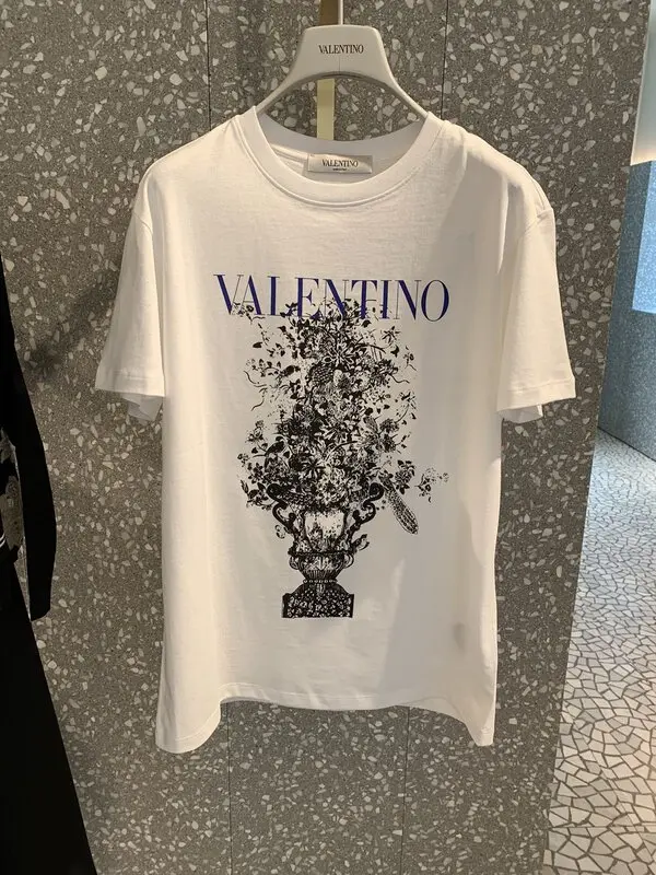 Valentino Garavani Floral Bouquet Logo T-shirt