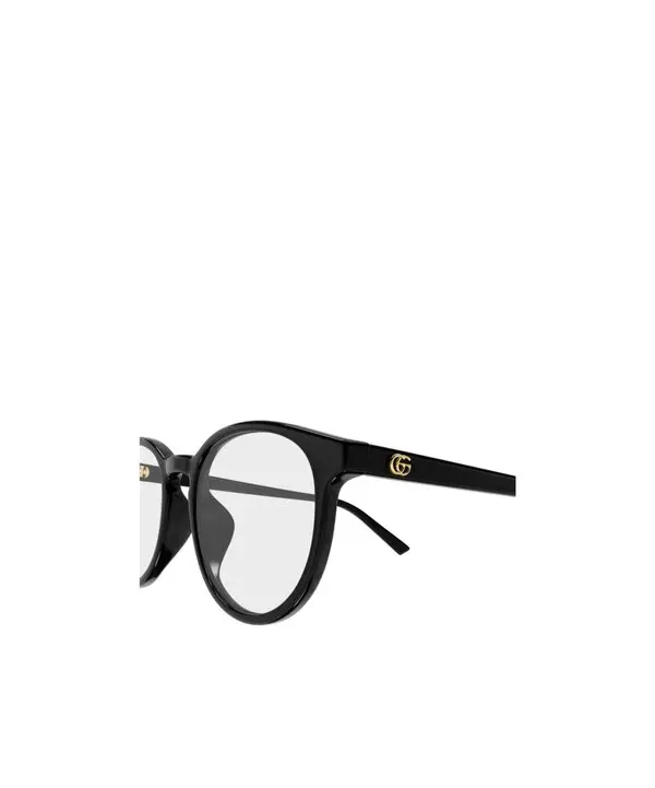 Gucci Round Frame Eyeglasses - Black