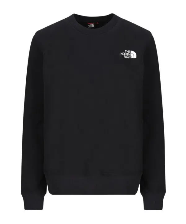 The North Face Logo Crewneck Sweatshirt - Black