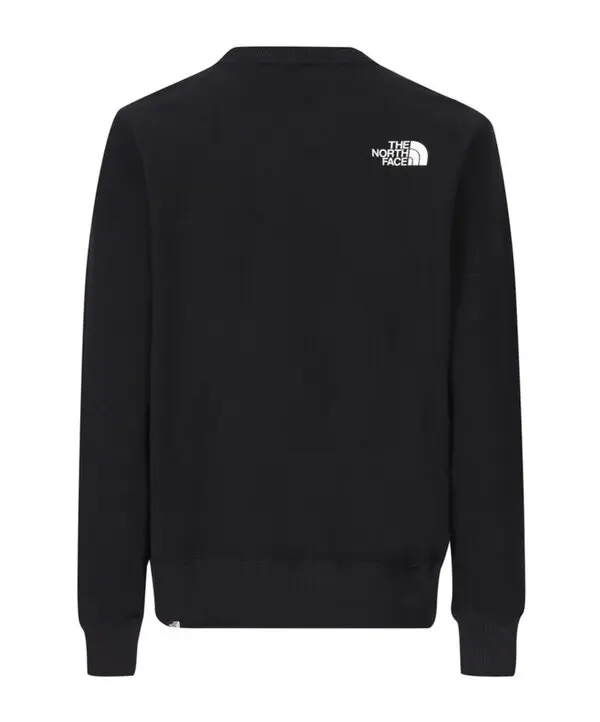 The North Face Logo Crewneck Sweatshirt - Black