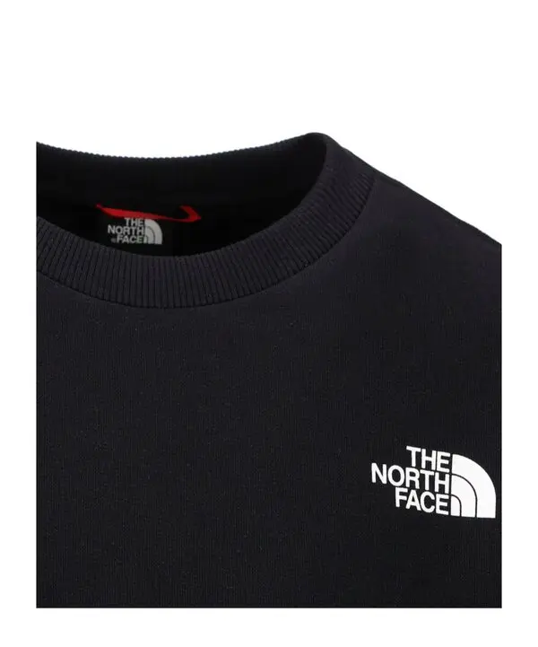 The North Face Logo Crewneck Sweatshirt - Black