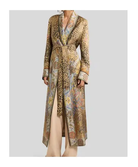Etro Mixed Print Silk Coat