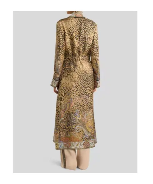 Etro Mixed Print Silk Coat