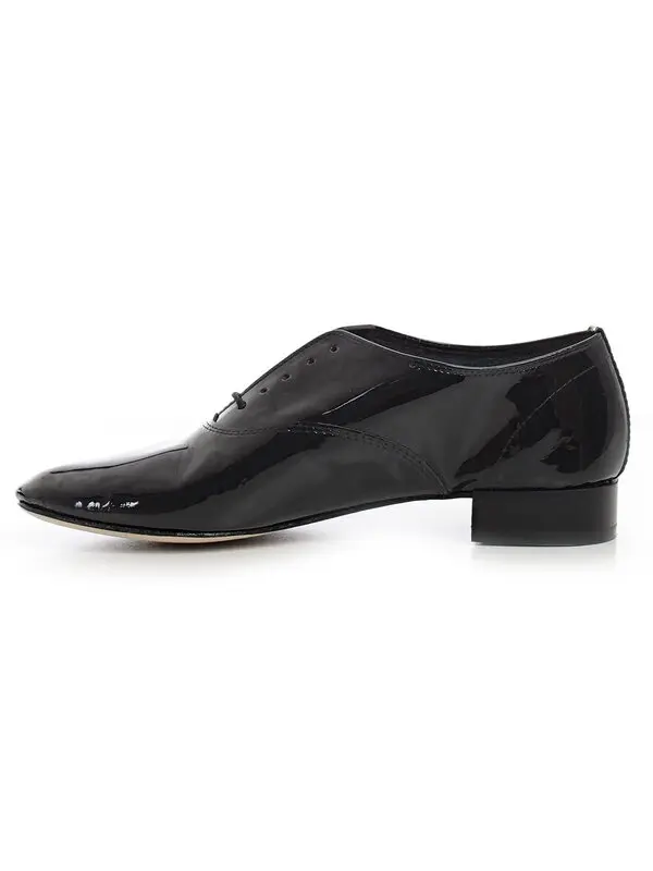 Repetto Glossed Leather Lace-up Oxfords