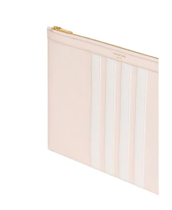 Thom Browne 4-bar Appliqué Medium Document Holder