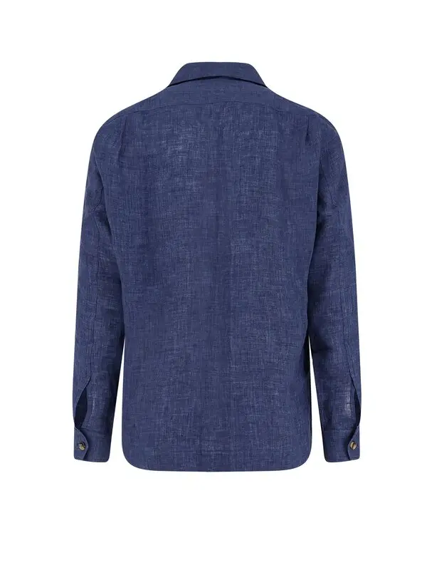 Brunello Cucinelli Patch Pocket Easy Fit Shirt