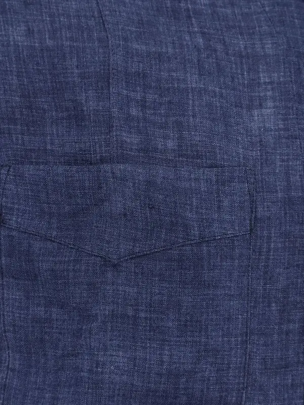 Brunello Cucinelli Patch Pocket Easy Fit Shirt