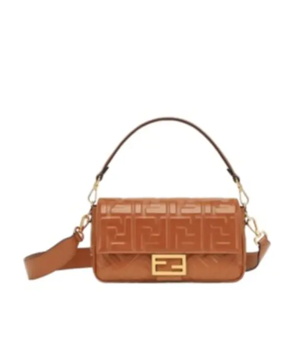 Fendi Nappa Leather Bag - Brown