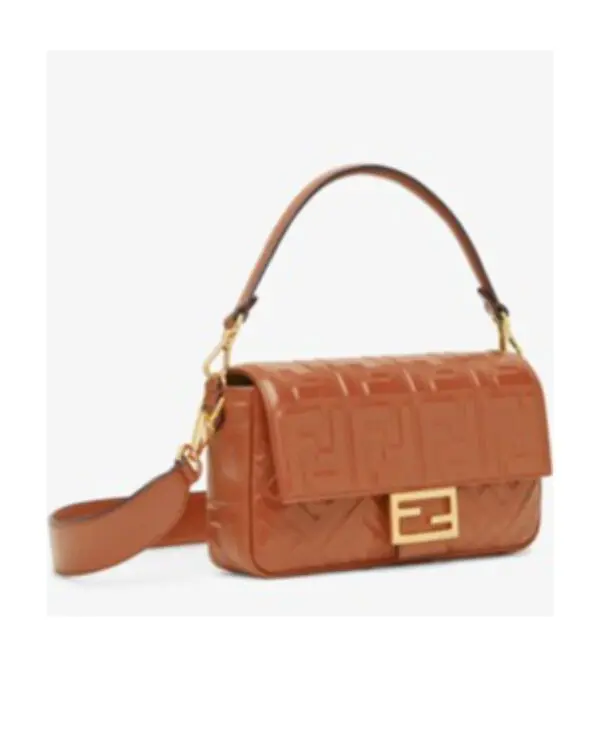 Fendi Nappa Leather Bag - Brown