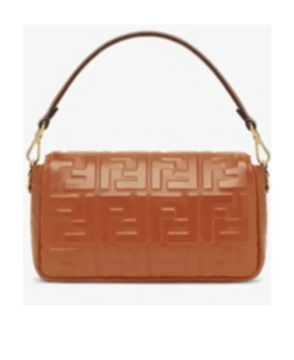 Fendi Nappa Leather Bag - Brown
